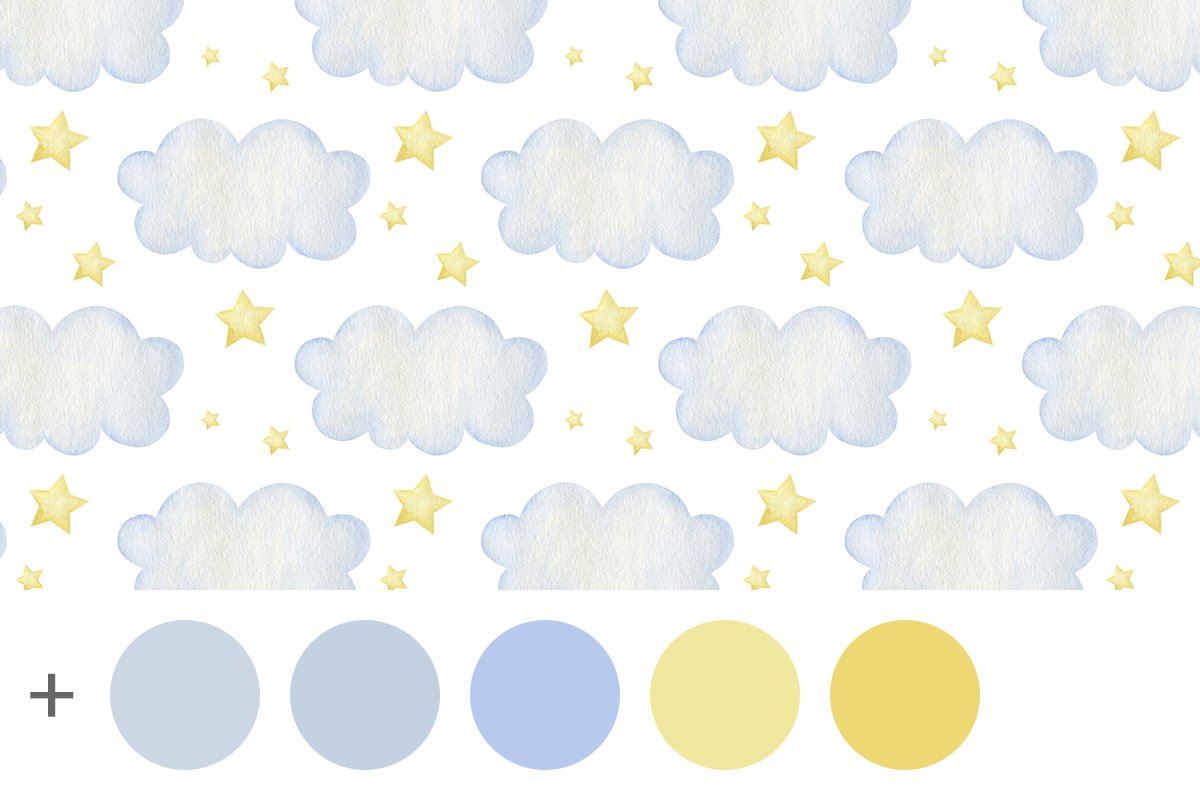 Dollhouse Wallpaper - Space, Stars and Sky - Suni Doll